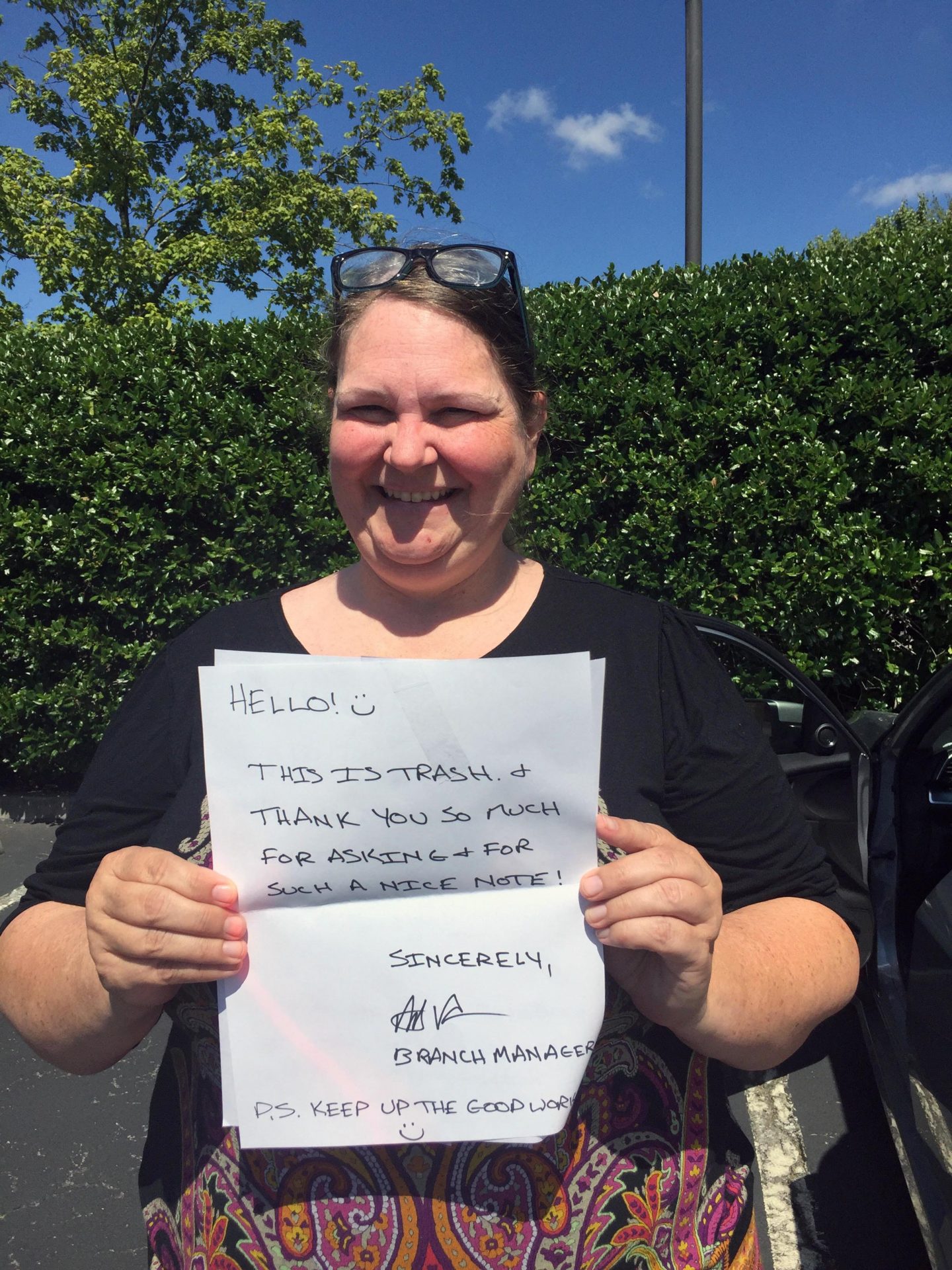 Donna Perry Commended for Discretion at Regions