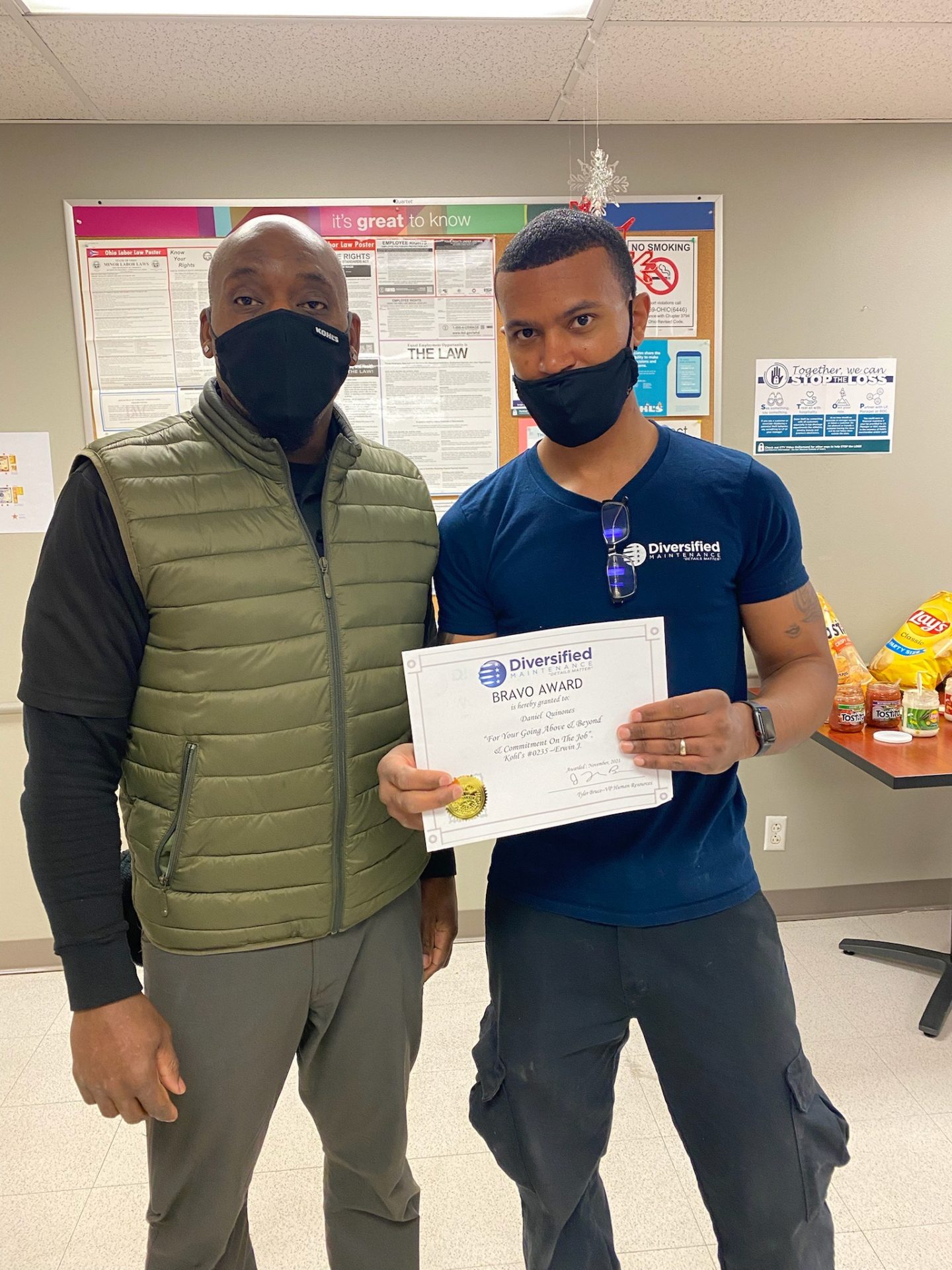 Daniel Quinones Goes Extra Mile at Kohl's